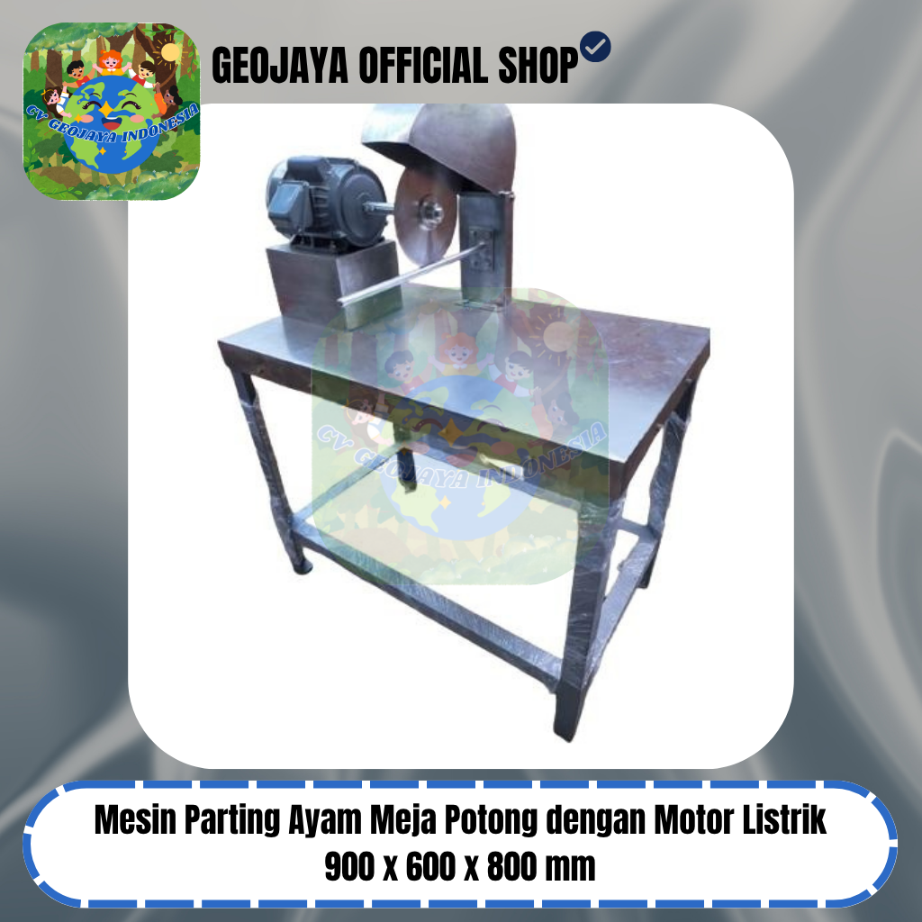 Mesin Parting Ayam Meja Potong dengan Motor Listrik – 900 x 600 x 800 ...